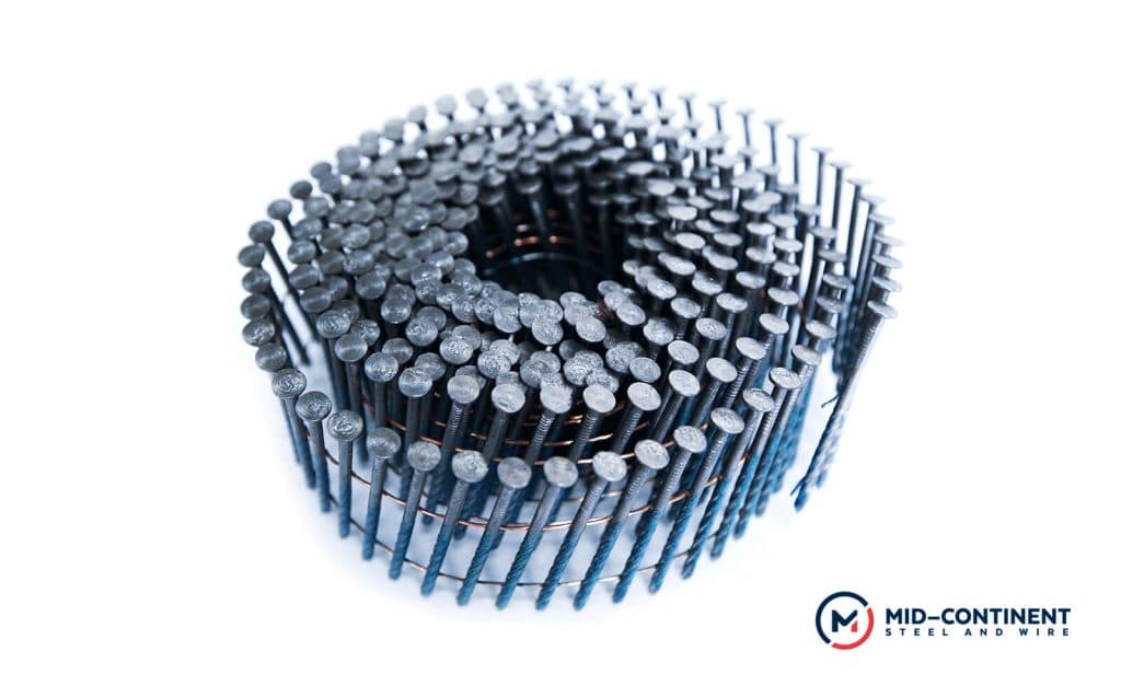 How Many Square Does 1 Box Of Coil Nails Cover Mid Continent Steel 